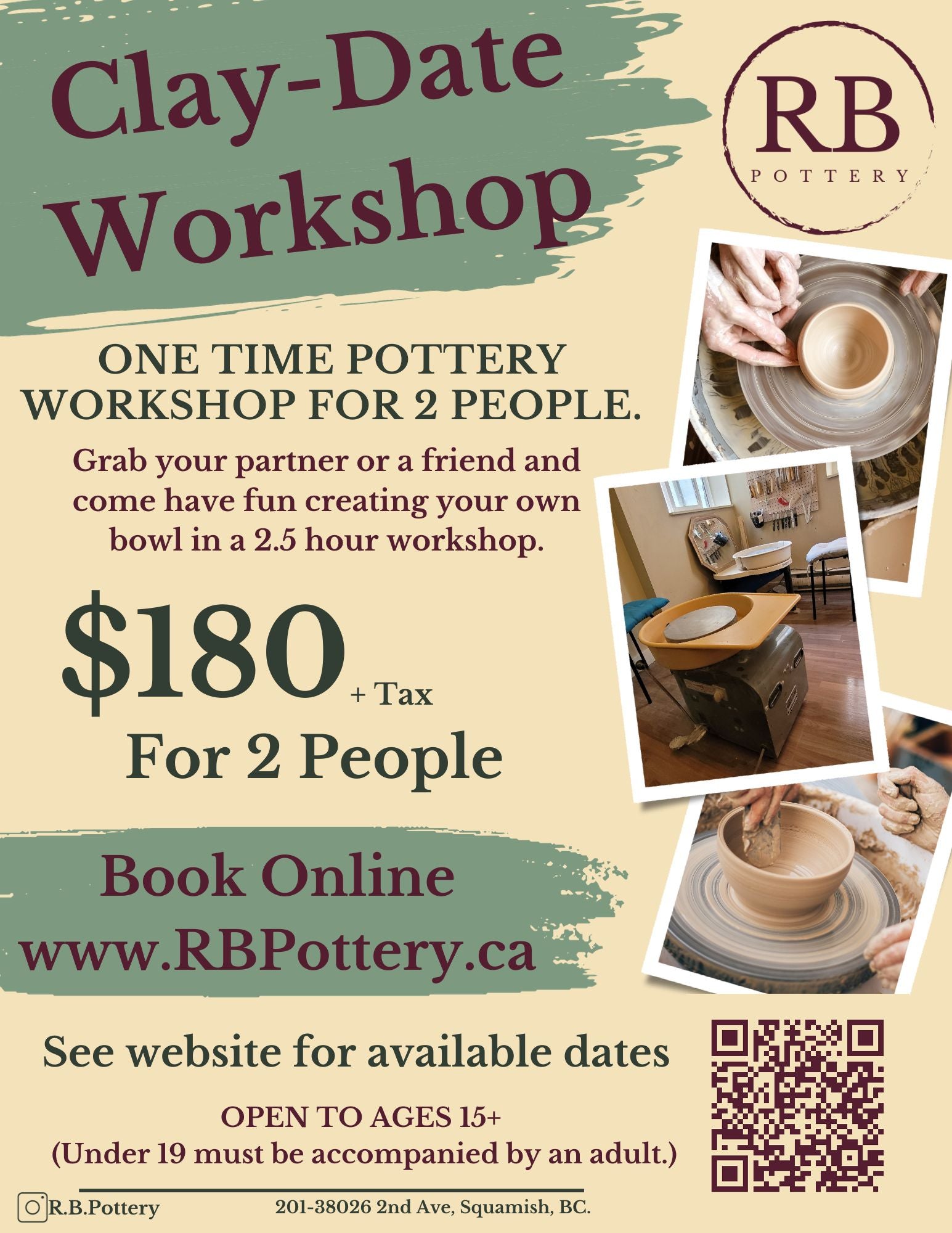 ClayDate Workshop – RB Pottery